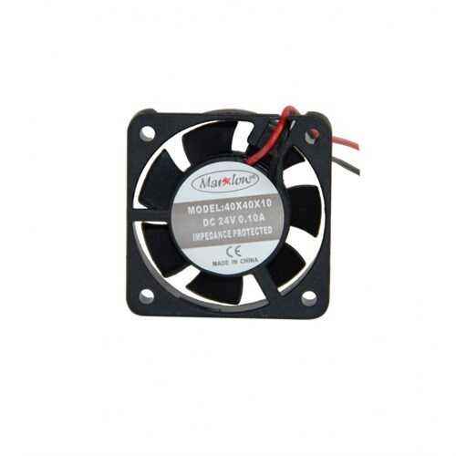 24V DC Fan 40x40x10mm (2 Kablo) ve Fiyatı - Arkotek Elektronik