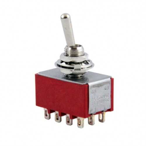 IC-148C TOGGLE SWITCH ON-OFF 12P (MTS-402) ve Fiyatı - Arkotek Elektronik